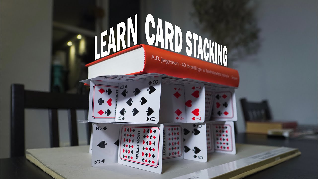 Learn How To Stack Playing Cards The Correct Way Youtube
