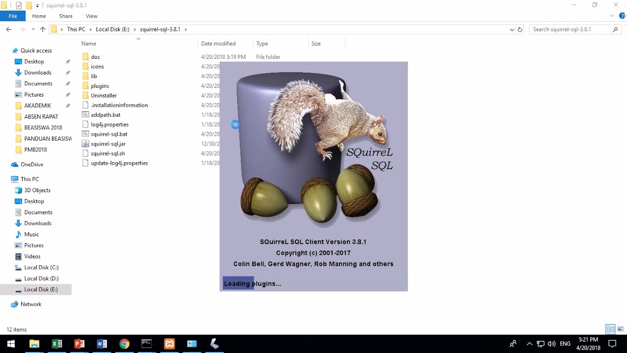 Squirrel Sql Installation Youtube