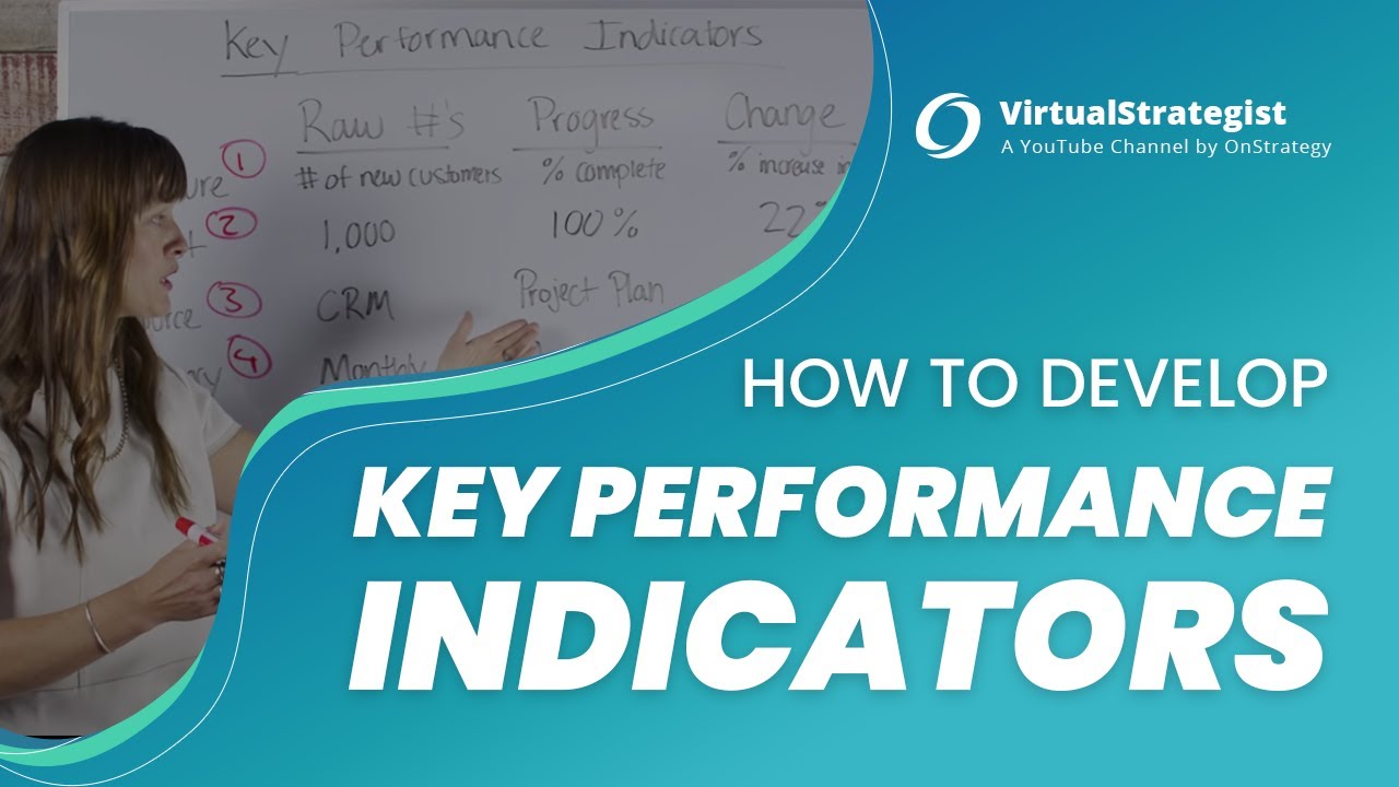 How To Develop And Use Key Performance Indicators Onstrategy Resources
