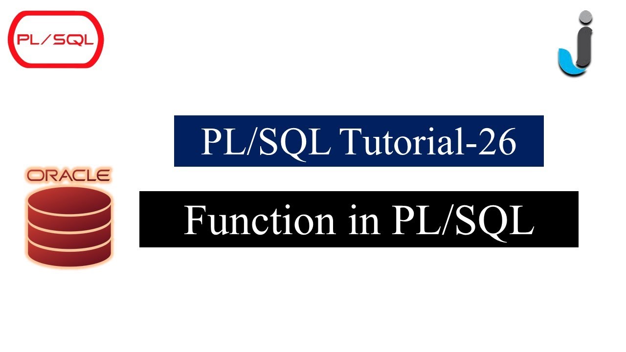 Oracle Pl Sql Tutorial 26 Function In Pl Sql With Example In Hindi