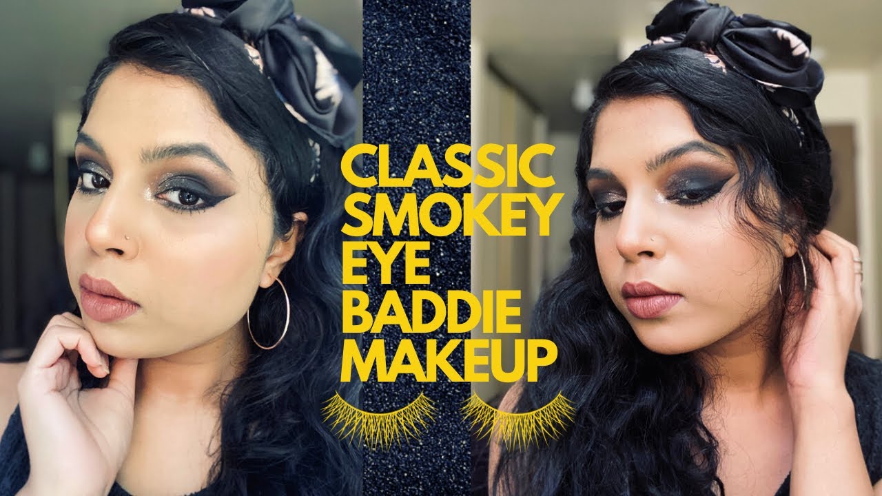 Classic Black Smokey Eye Tutorial Step By Step Baddie Makeup Look