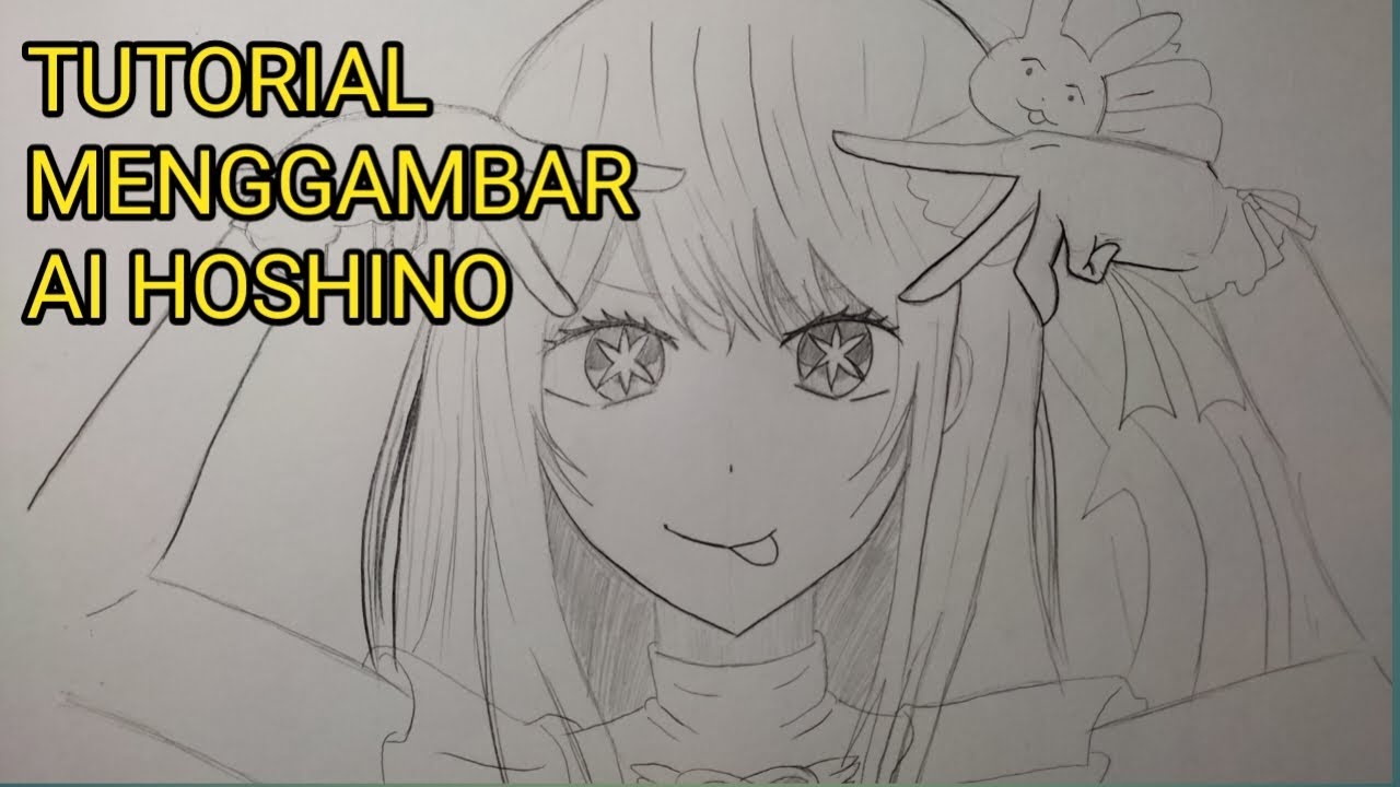 Tutorial Menggambar Ai Hoshino Youtube