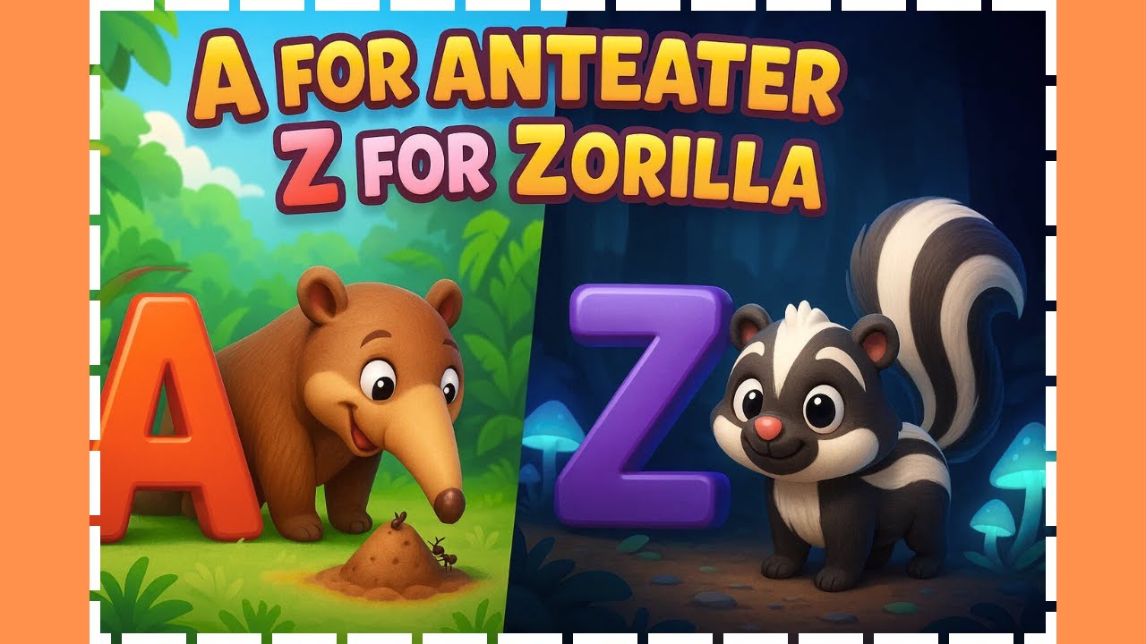 Abc Jungle Adventure рџњґрџ A For Anteater To Z For Zorilla Learn The
