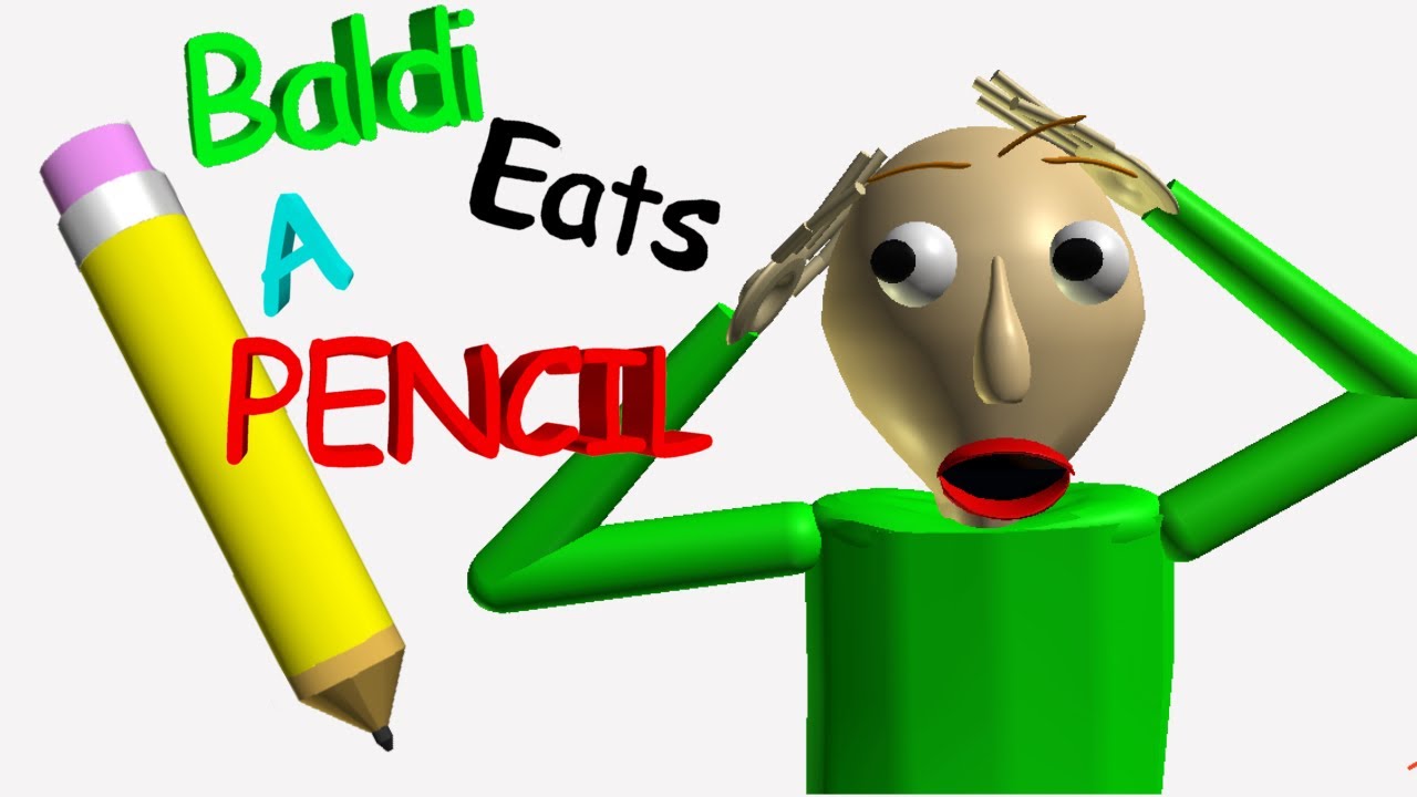 Baldi Eats A Pencil Baldi S Basics Animation Youtube