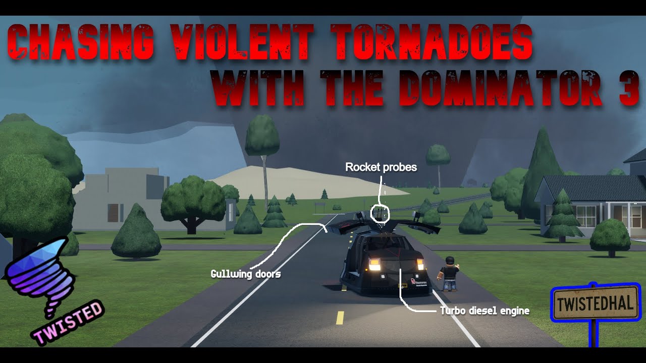 Chasing Violent Tornadoes With The Dominator 3 Twisted Roblox Youtube
