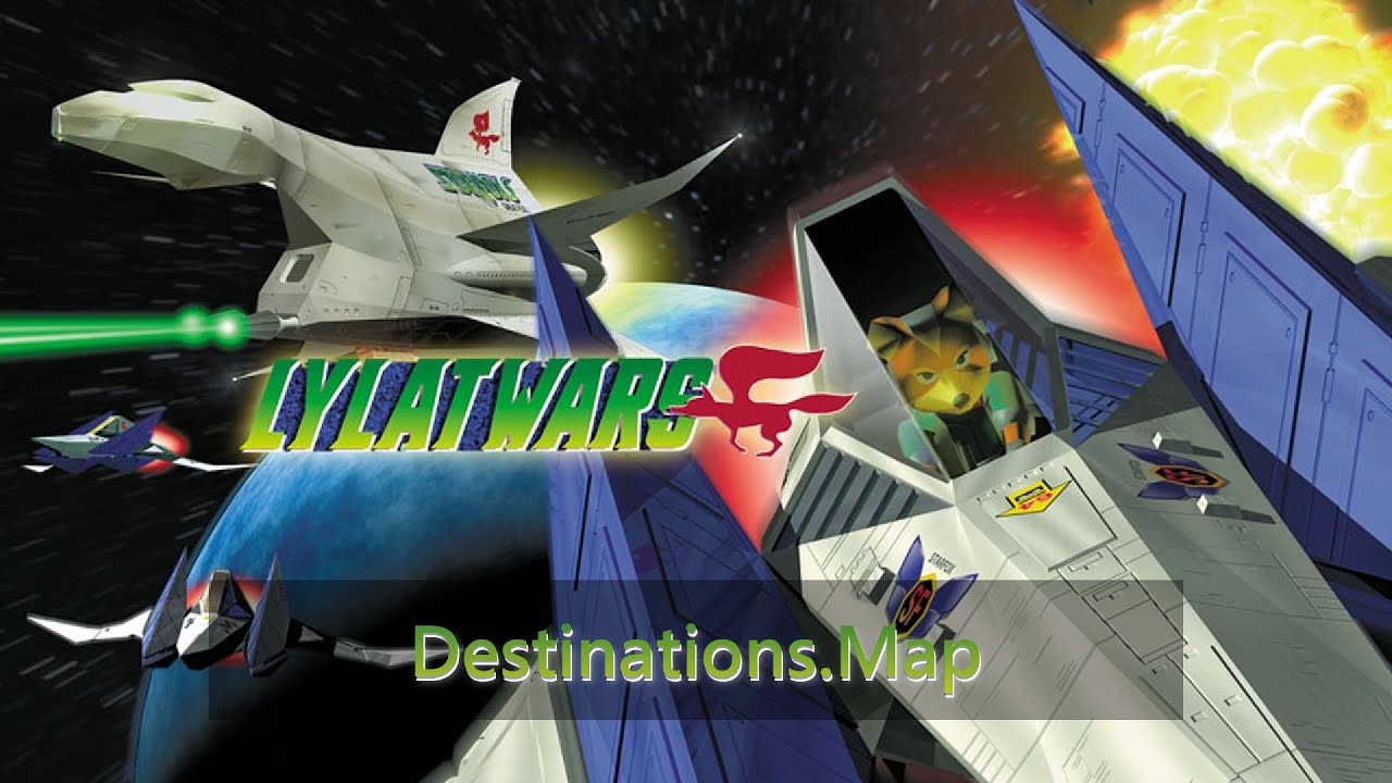 Destinations Map Lylat Wars 64 Star Fox 64 Soundtrack Cover Youtube