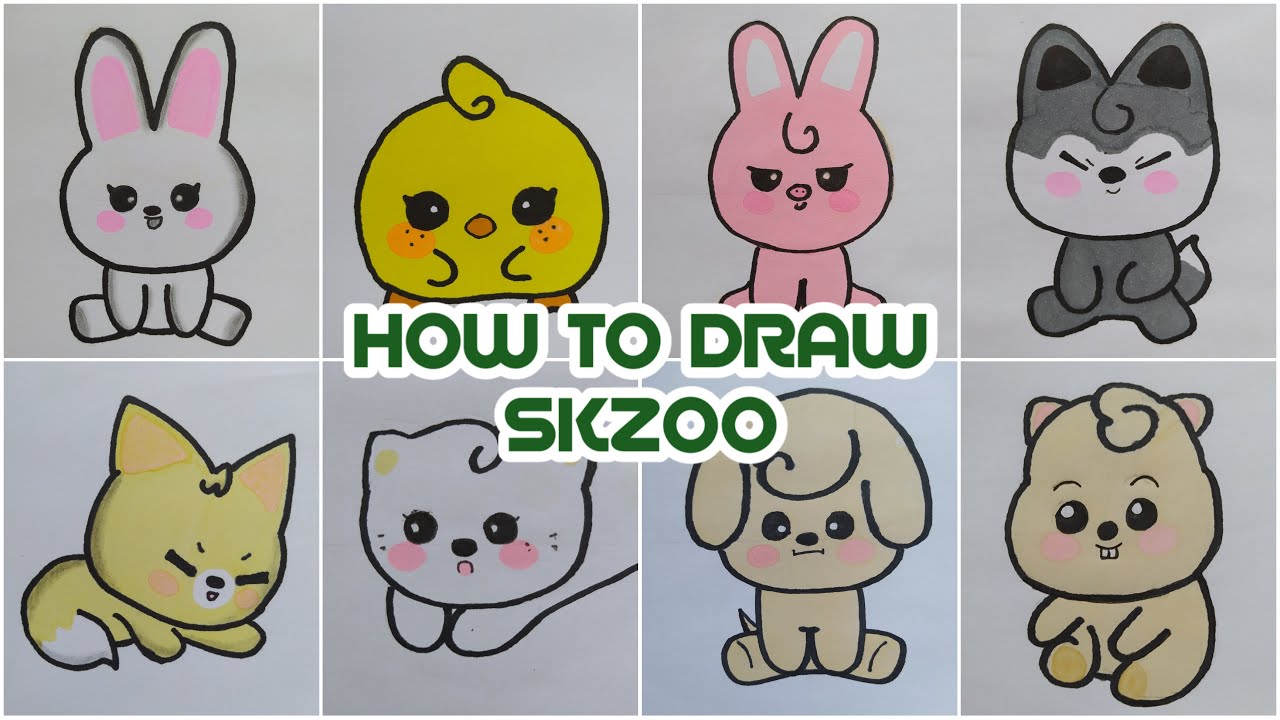 How To Draw Baby Skzoo Dibujo De Baby Skzoo Stray Kids Compilado De