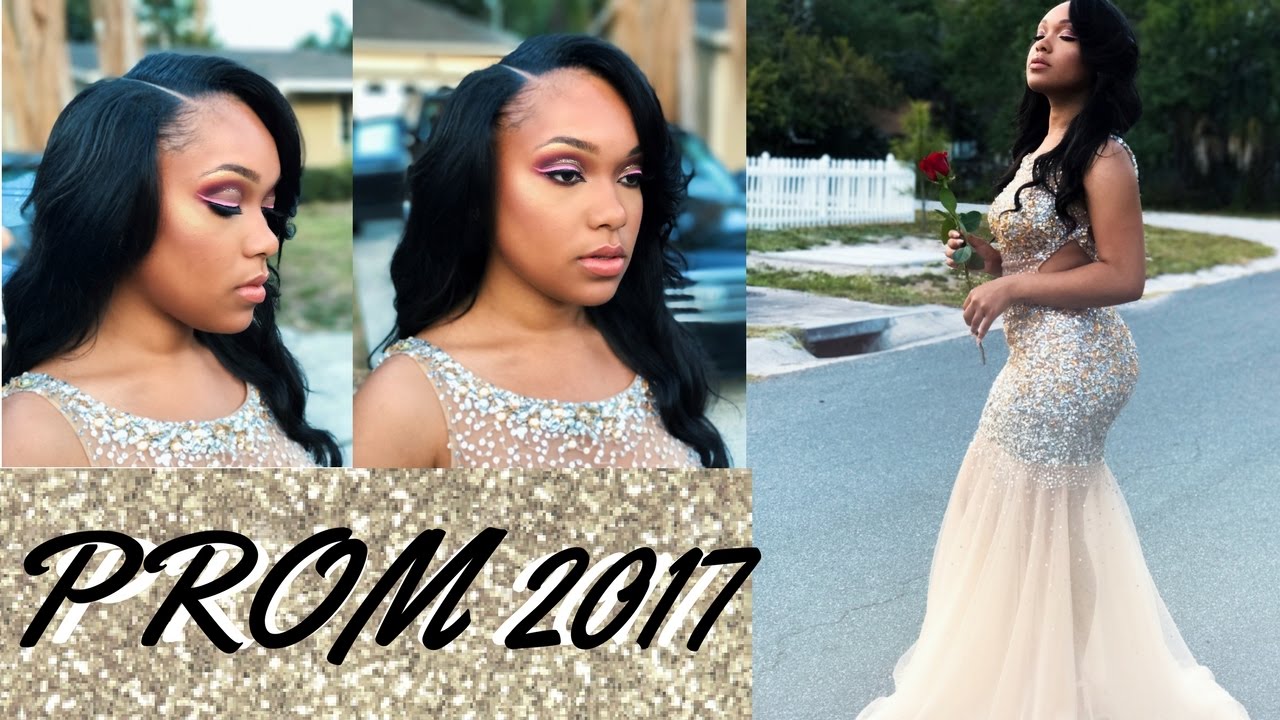Grwm Prom 2017 Vlog Makeup And Dress Youtube