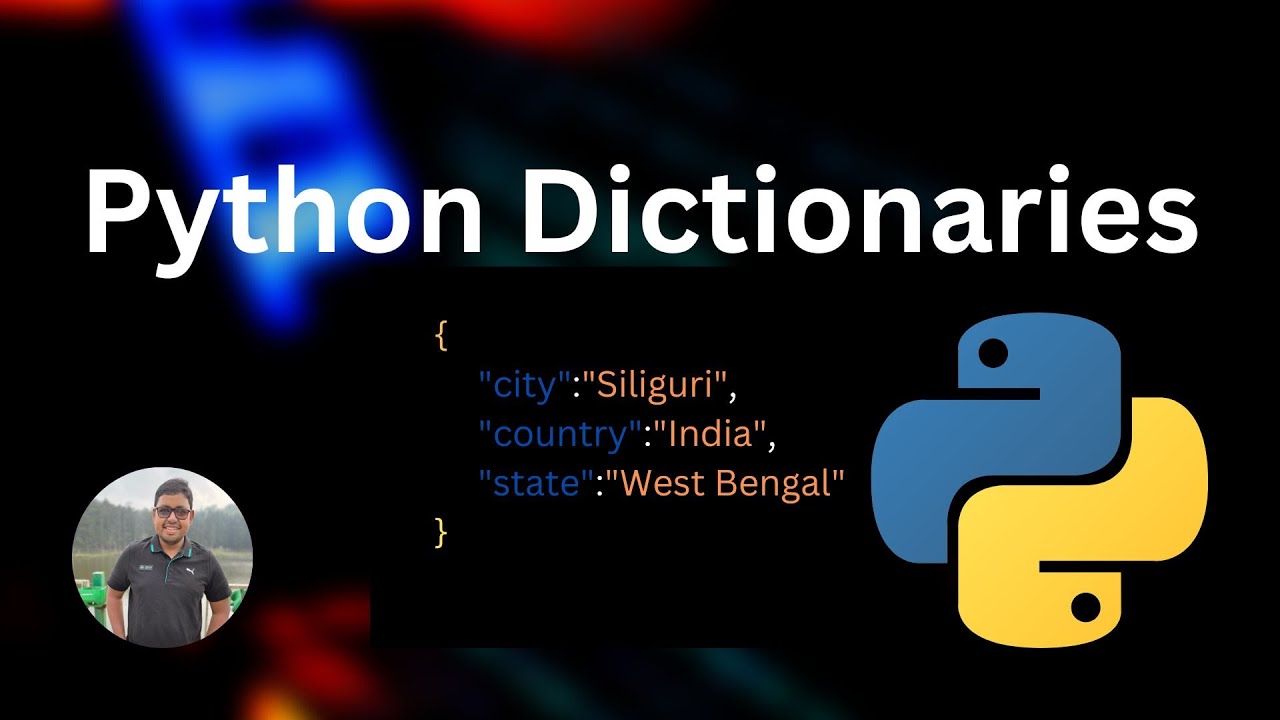 Python Dictionaries Youtube