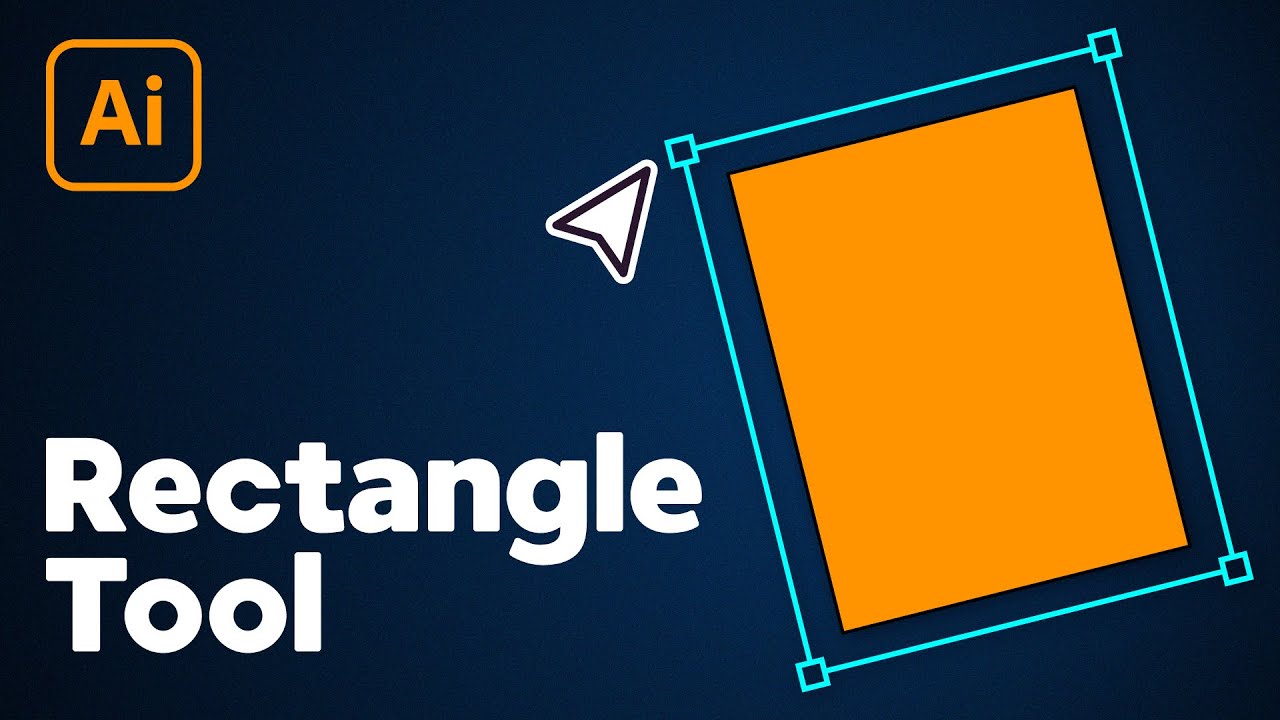 How To Make A Rectangle In Illustrator Youtube