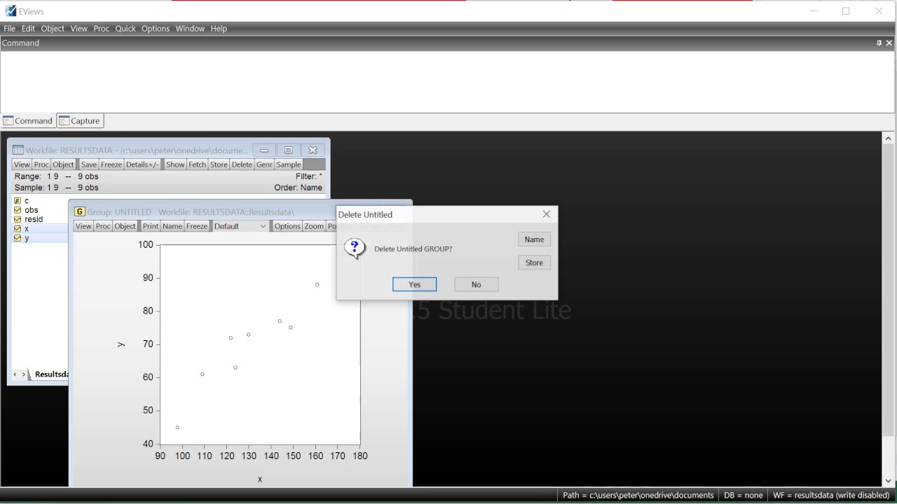Getting Started With Eviews Youtube