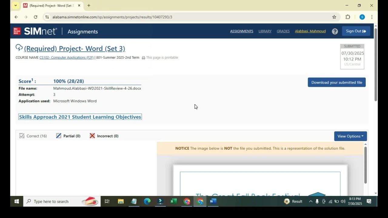 Word 2021 Skills Approach Ch 4 Skill Review 4 2 Assignment Word