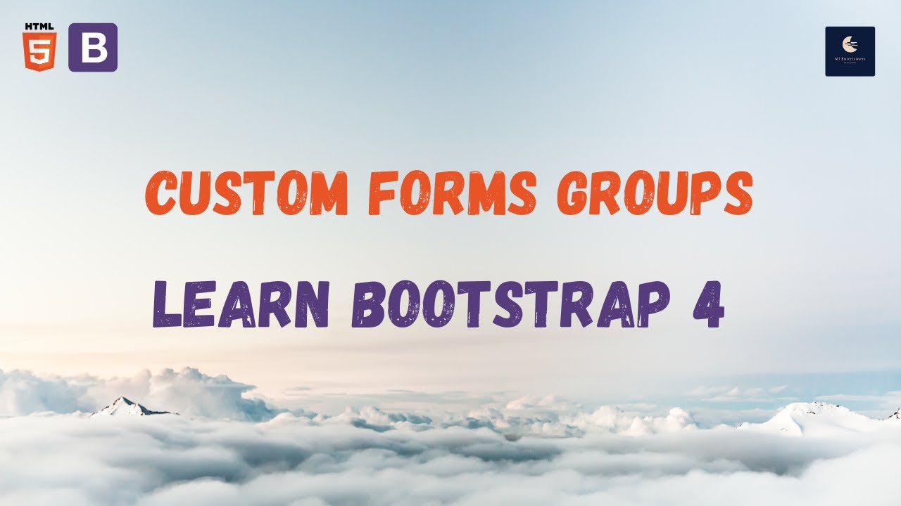 24 Custom Forms Groups Bootstrap 4 Learn Bootstrap 4 Tutorials For