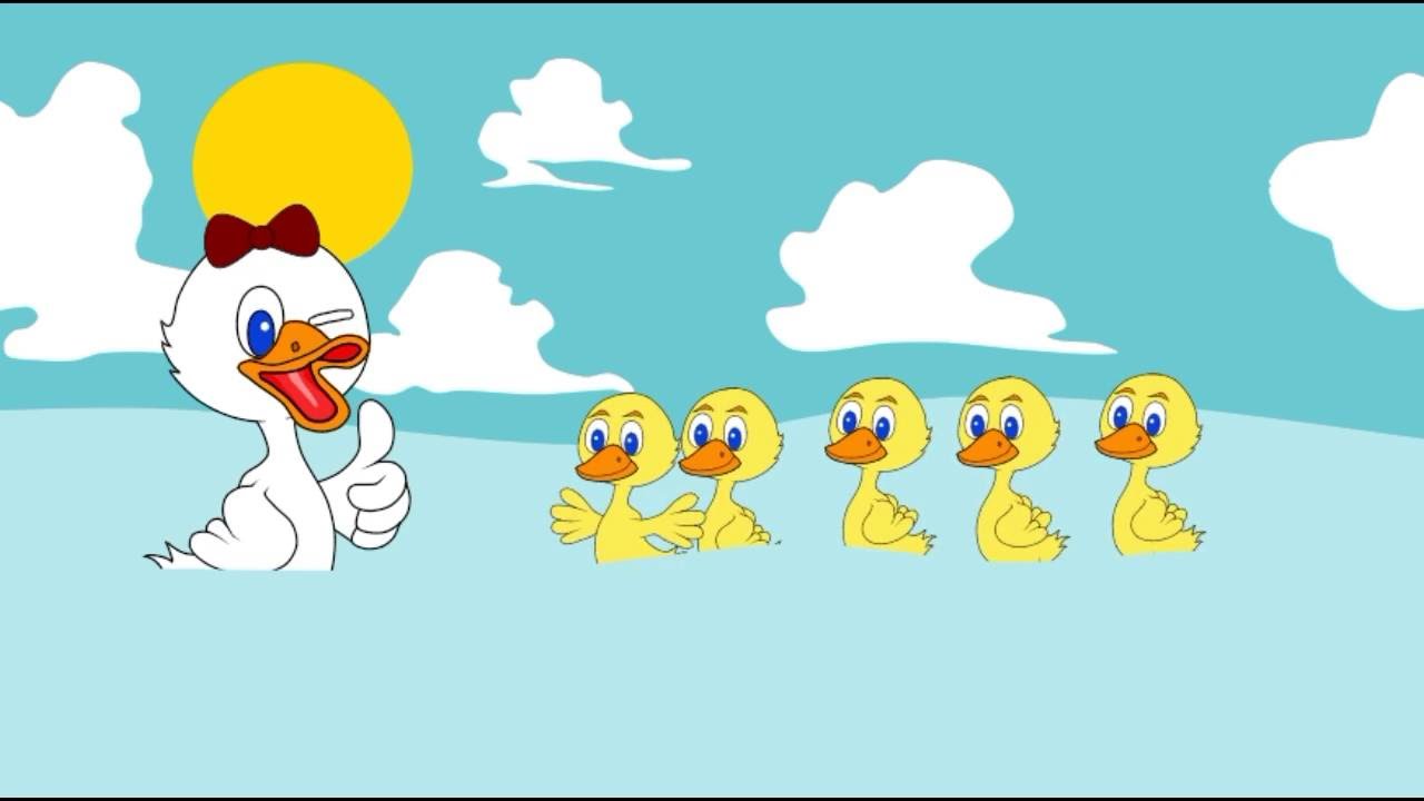 Five Little Ducks Mother Goose Tube Youtube