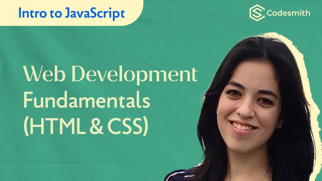 Intro To Javascript Web Development Fundamentals Html Css Youtube