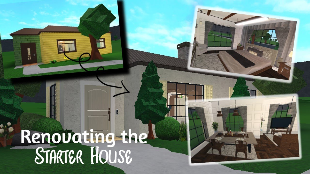 Renovating The Starter House Bloxburg Youtube