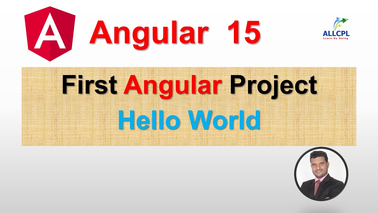 How To Create First Angular Application Angular 15 Tutorial Youtube