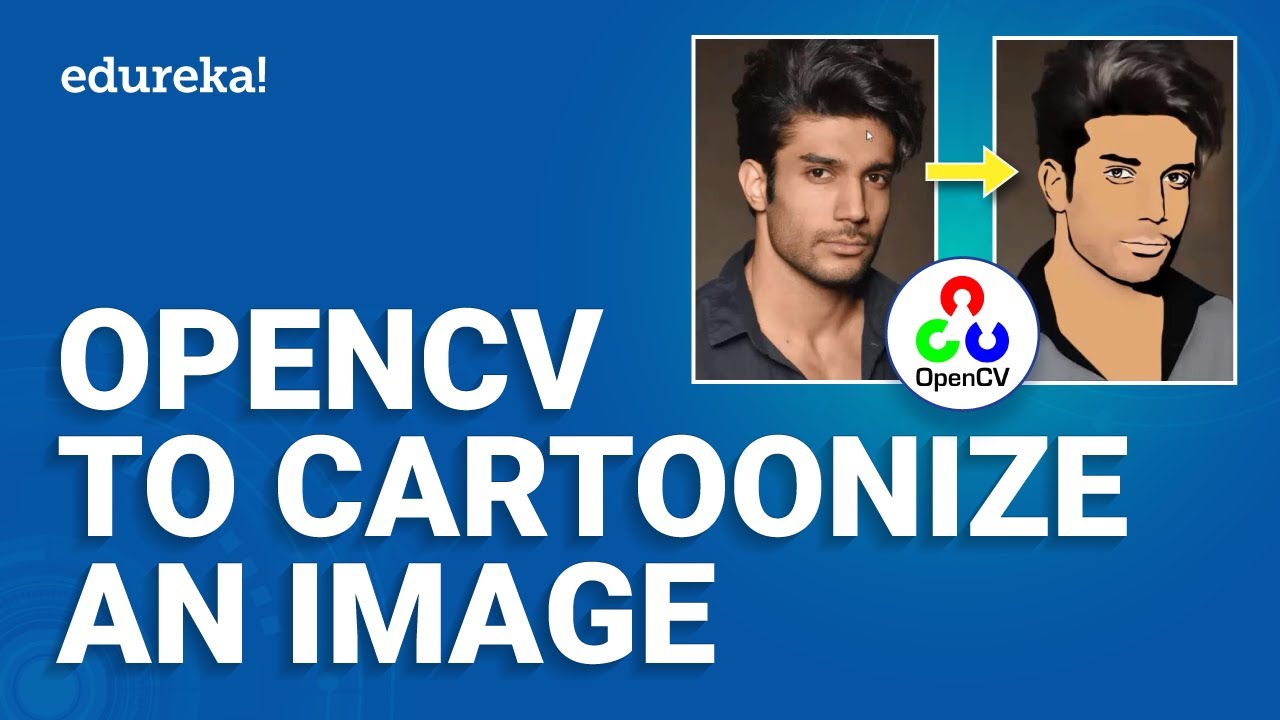 Cartoon Effect On Image Using Opencv Machine Learning Project 8 Ml