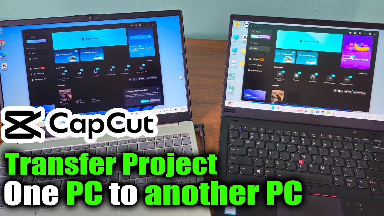 How To Copy Capcut Project To Another Pc Youtube