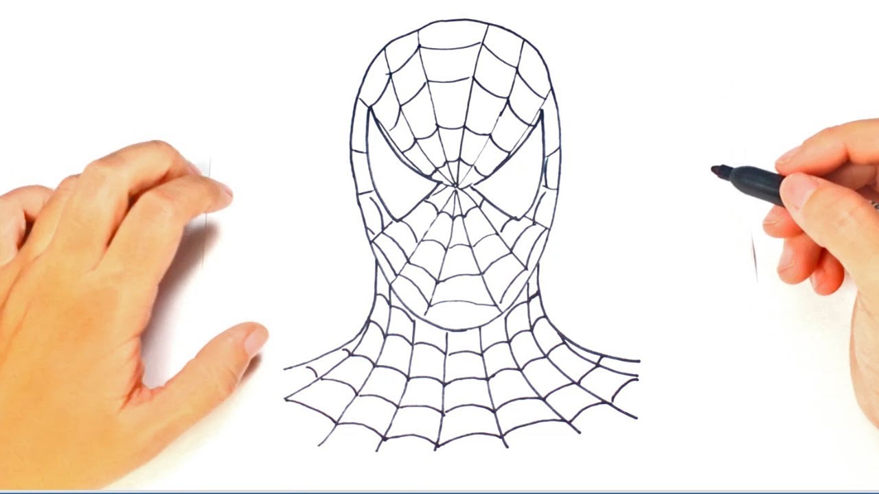 How To Draw Spiderman Spiderman Easy Draw Tutorial Youtube