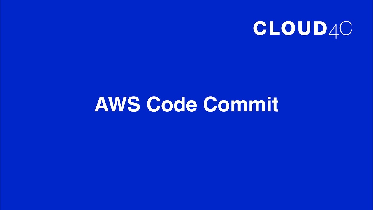 Aws Code Commit Youtube
