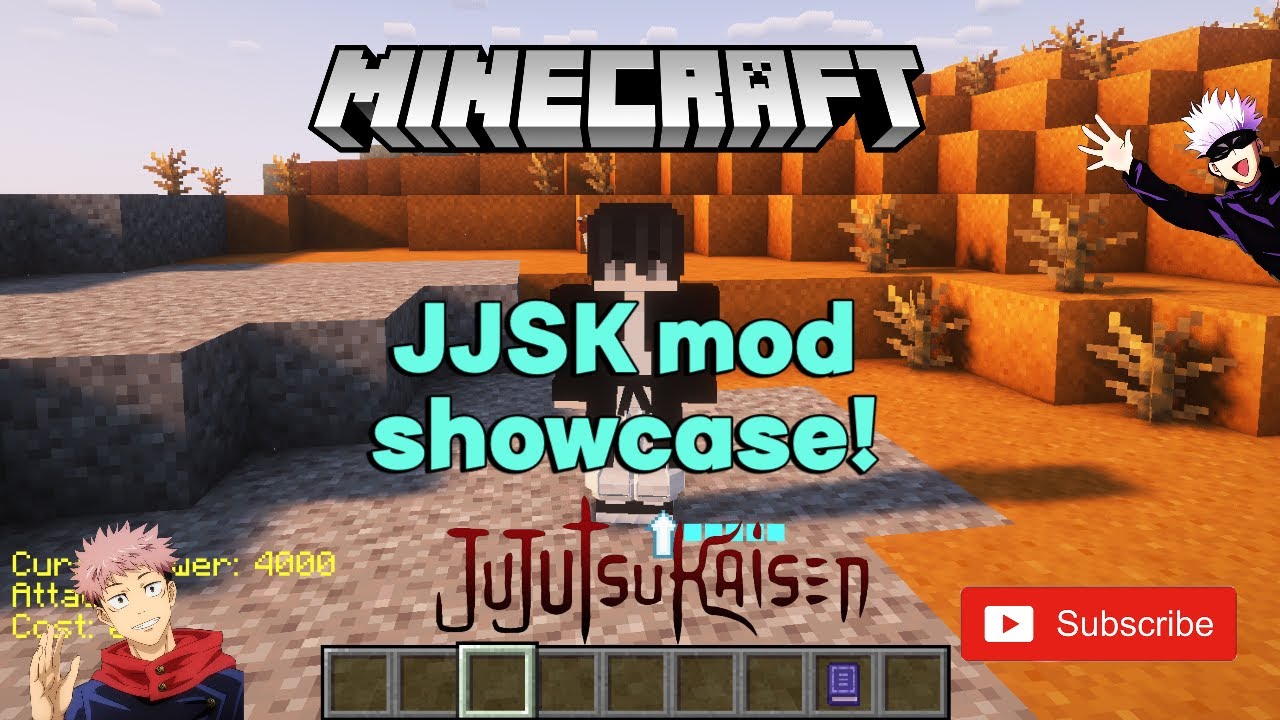 Jujutsu Kaisen Minecraft Mod Addon Jjsk Showcase Minecraft Mod