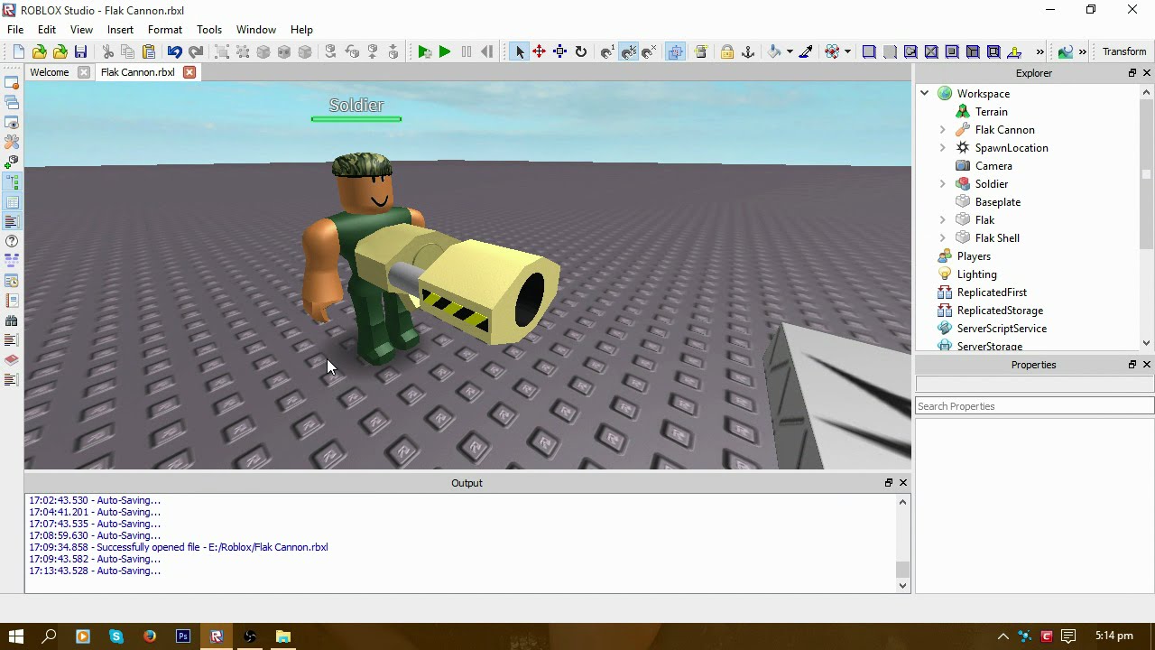 Roblox Projects Flak Cannon Youtube