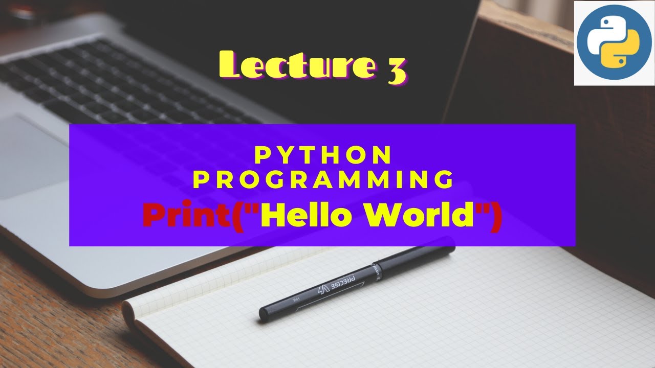 Hello World In Python Python Programming First Program Hello World