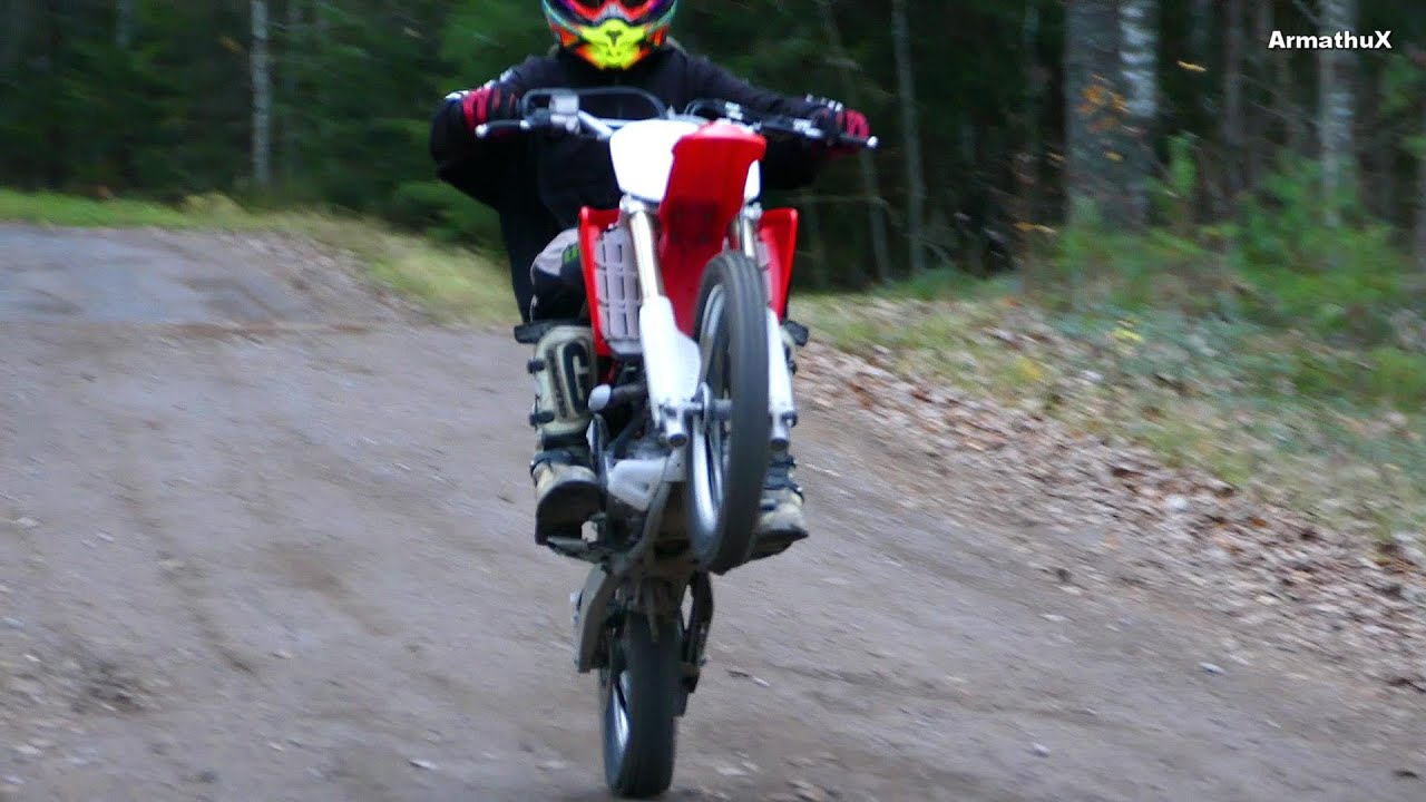Bros Honda Crf150r First Test Ride Raw Sound Youtube