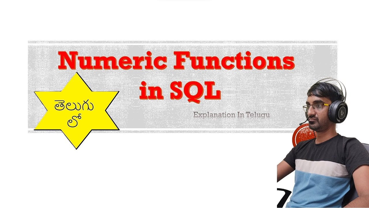 Introduction To Numeric Functions In Oracle Sql Oracle Built In