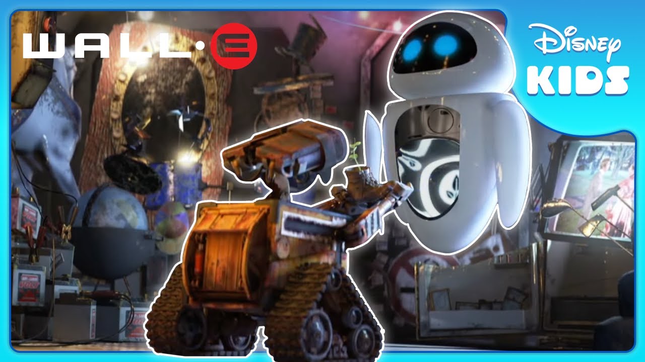 Eve Finds Life In Wall E S Plant Wall E Disney Kids Youtube