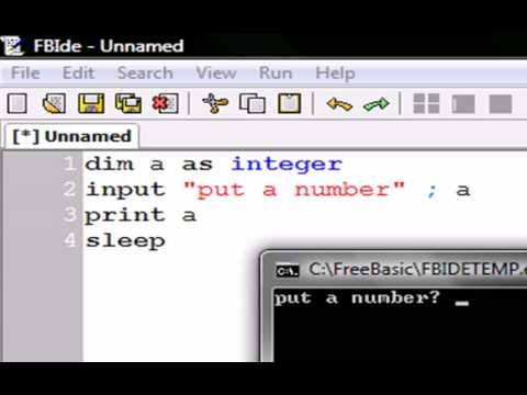 Freebasic Tutorial Three Youtube