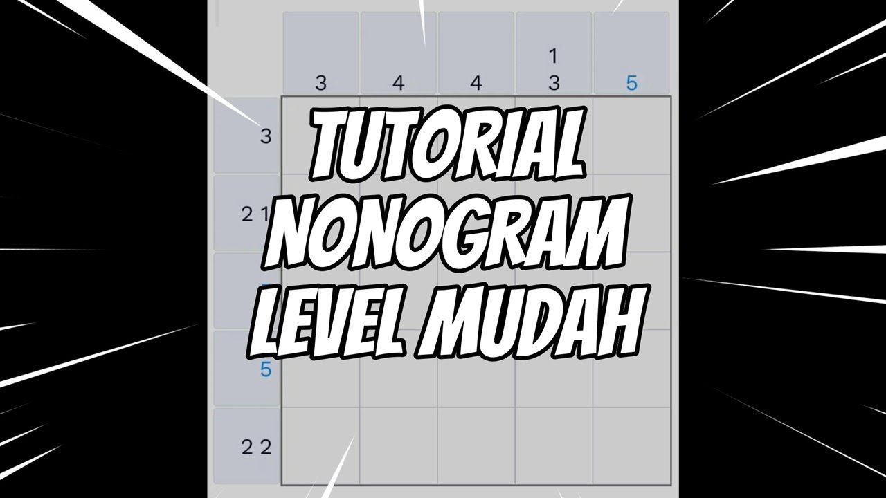 Tutorial Nonogram Level Mudah Youtube