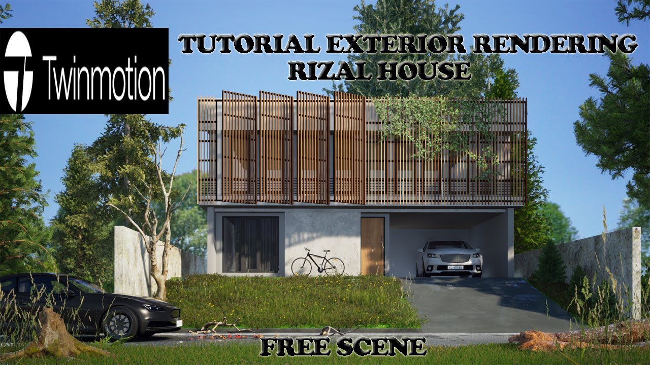 Twinmotion Tutorial Rendering Exterior House Twinmotion 2020 Rizal