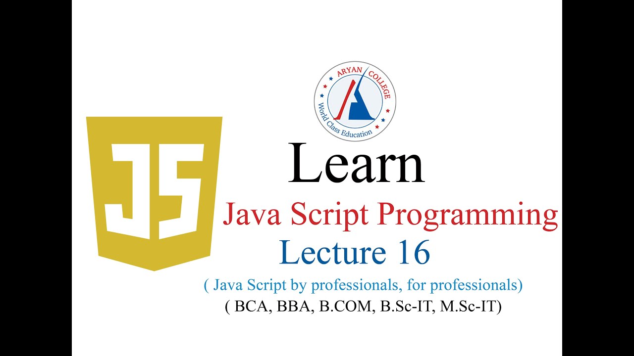 Java Script Lecture 16 Return Value From Function Youtube