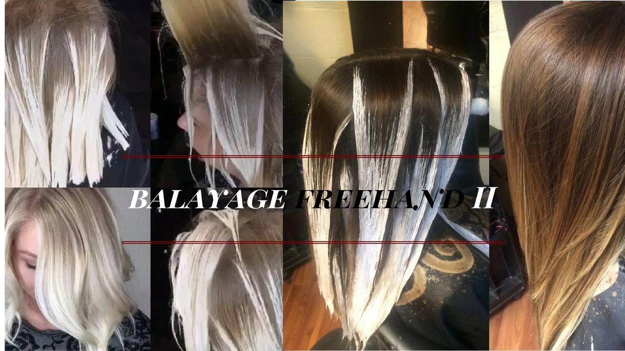 Tutorial Balayage Free Hand Ii Youtube
