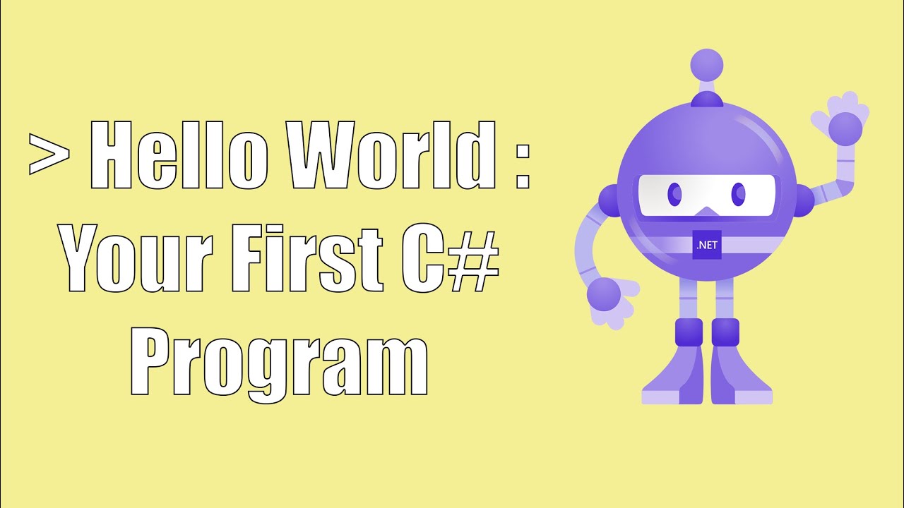 Hello World Your First C Program Youtube
