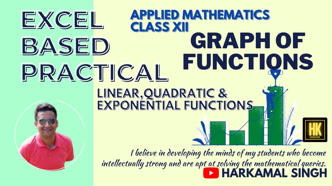 Excel Based Practical Applied Mathematics Class Xii Graph Of