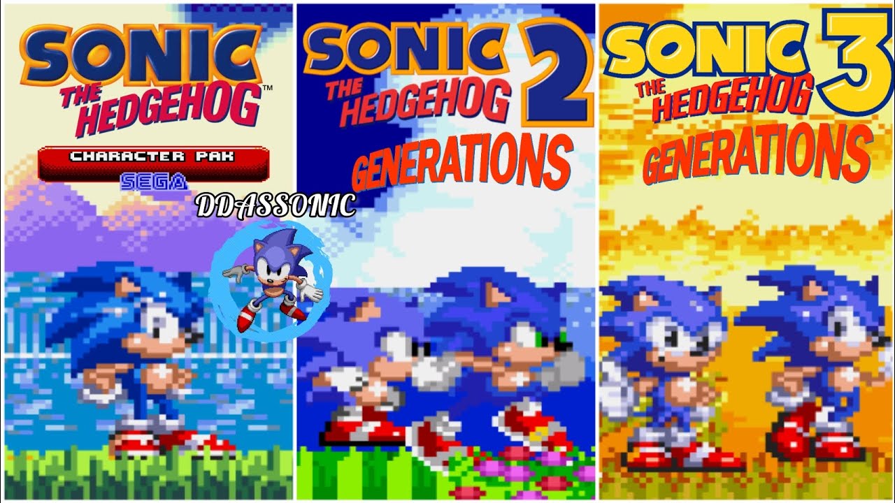 Generations Sonic Style In Sonic Trilogy Sonic Hack Youtube