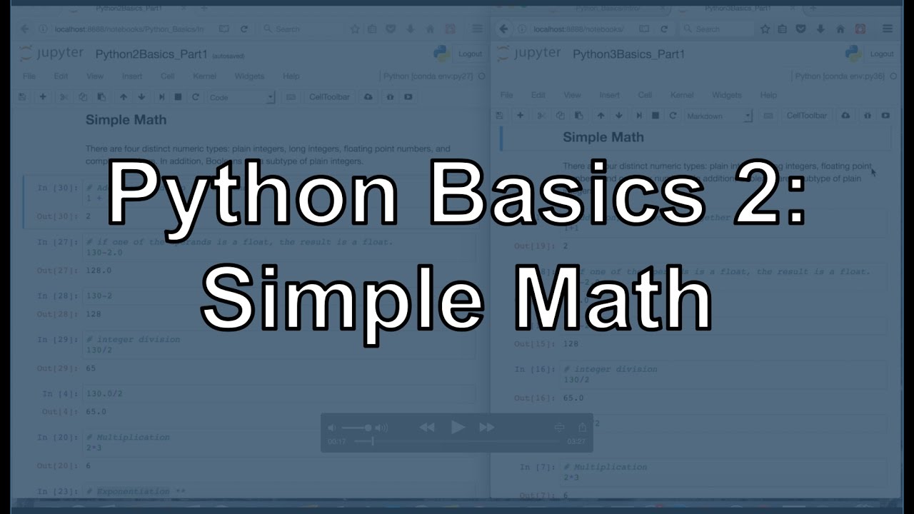 Python Math Operators Youtube