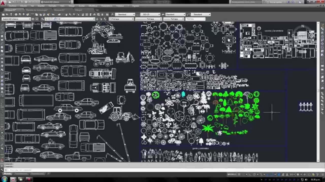 Pack I Bloques Para Autocad 2015 Youtube
