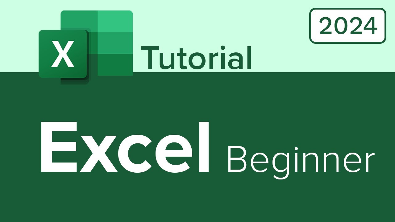 Excel Beginner Tutorial Youtube