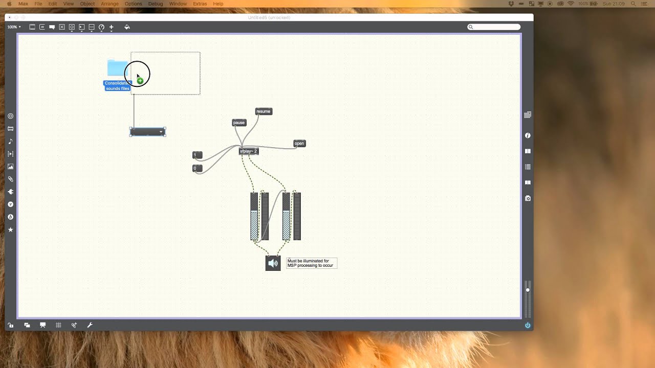 Max Msp 7 Basics My First Sample Player Youtube