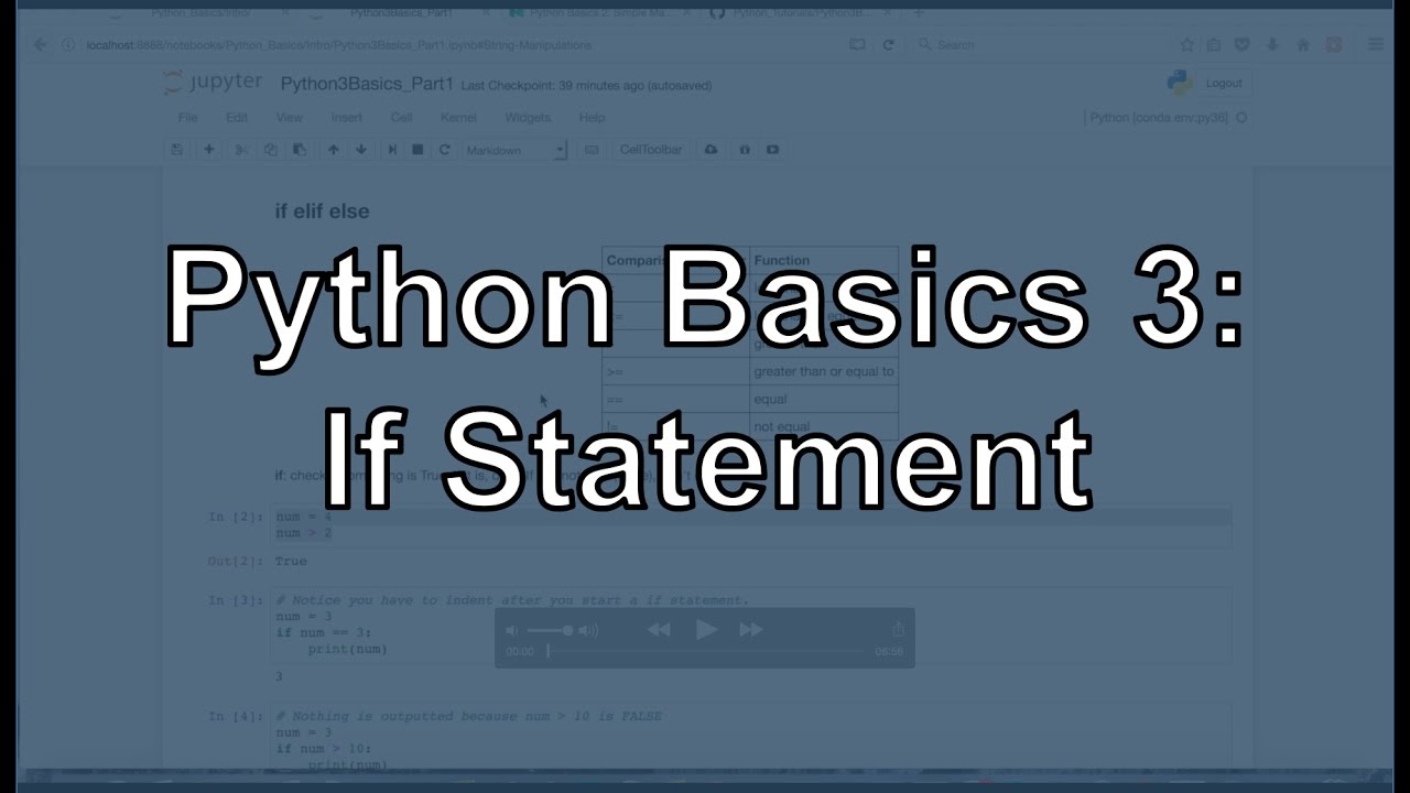Python If Statements Youtube