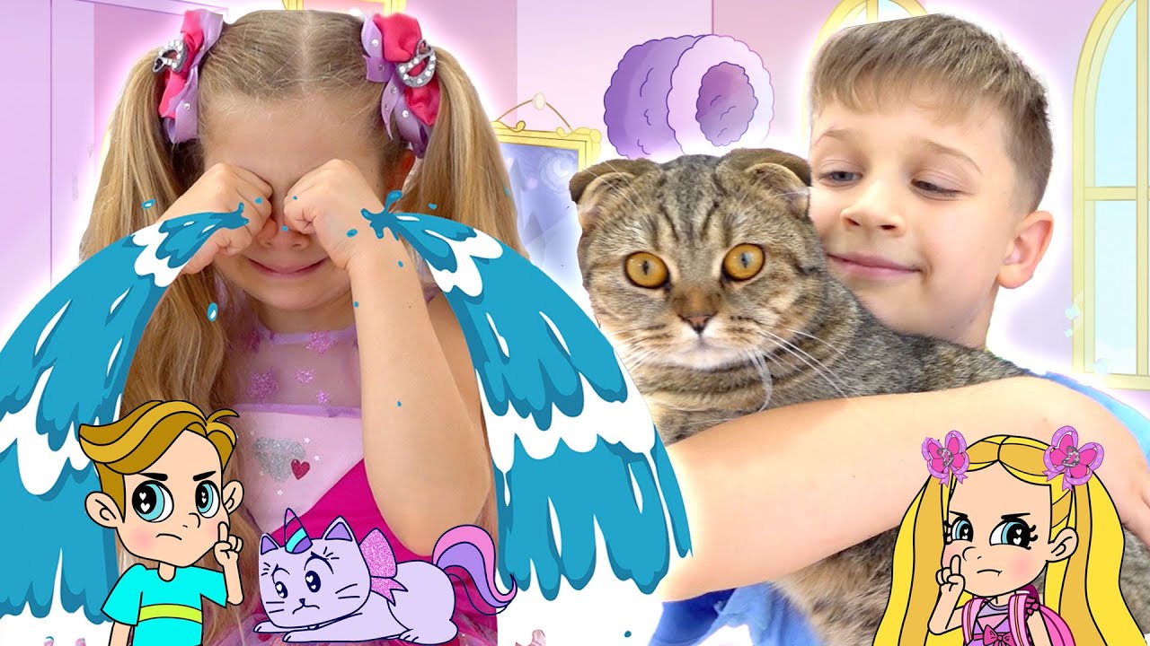 Diana And Roma Learn To Share And Say Sorry Youtube