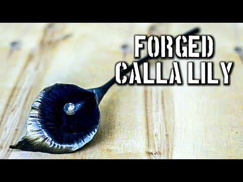 How To Forge A Calla Lily Youtube