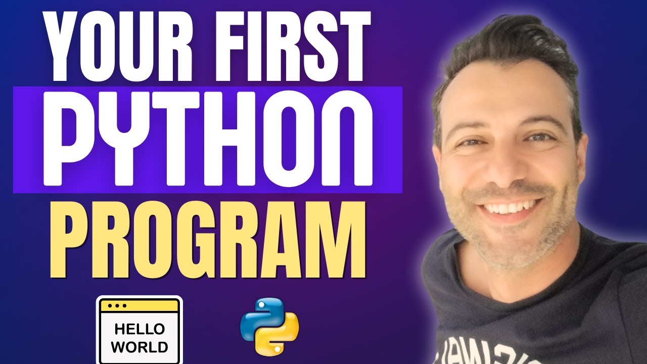 2 1 Writing Your First Python Program Python Course For Beginners