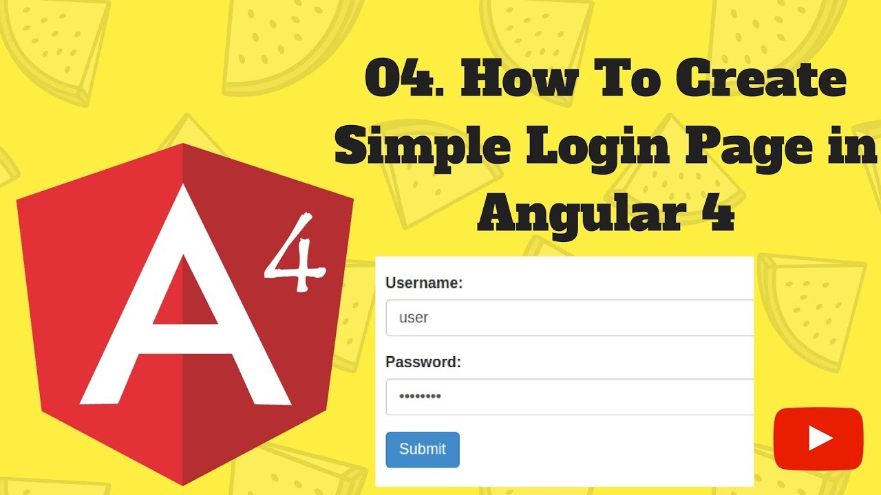 Login Page Using Angular At Keri Darnell Blog
