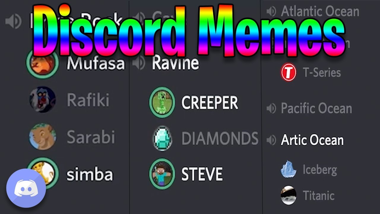 Discord Server Meme Compilation 2019 Youtube