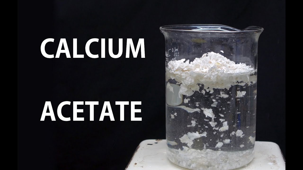 Making Calcium Acetate From Eggshells Youtube